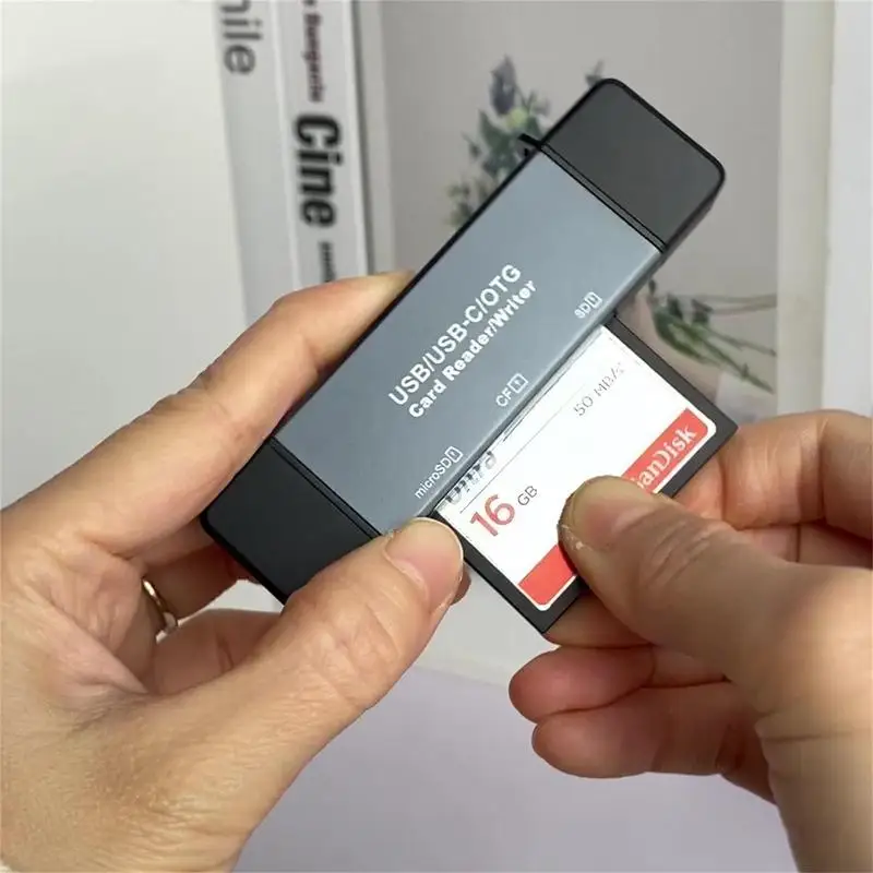 Alta-velocidade-USB-3-0-OTG-Card-Reader-3-Em-1-Mem-ria-Smart-Card ...