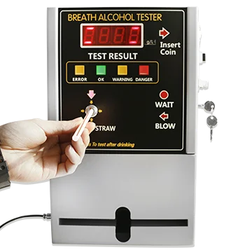 coin operated alcohol tester WG319 breathalyzer Alcohol Detector OEM ...