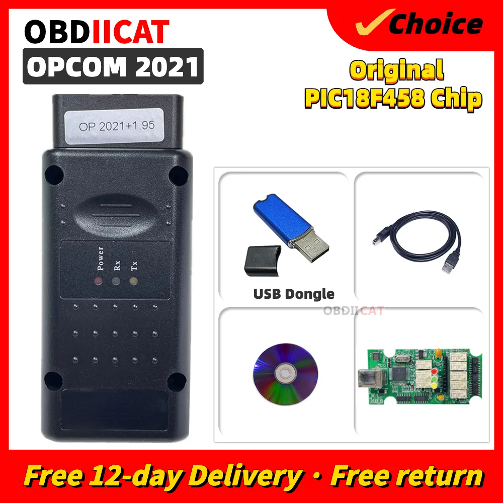 OPCOM-2021-z-klucz-USB-PIC18F458-FTDI-FT232RQ-OP-COM-profesjonalny ...