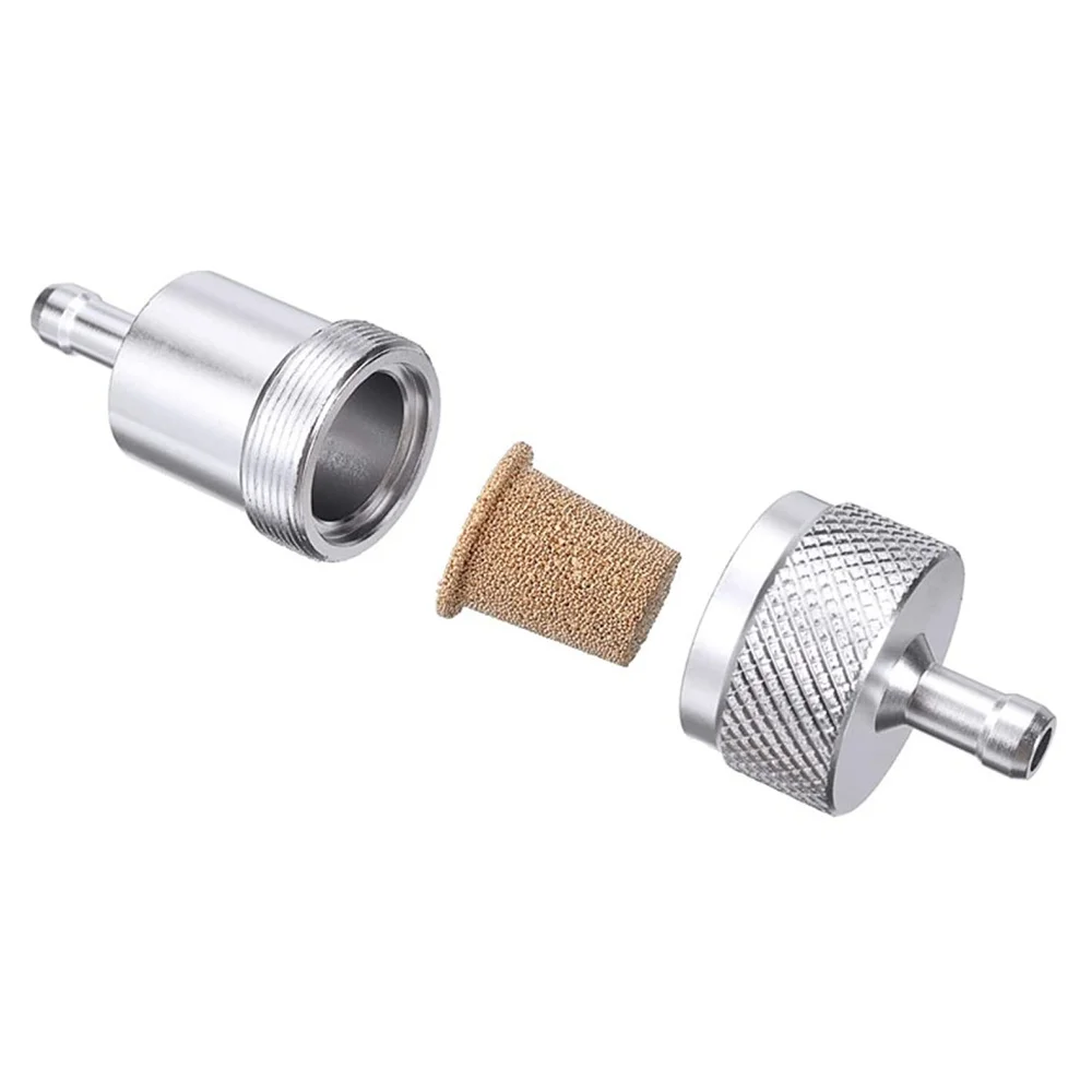 Aluminium Alloy Filter Fuel Petrol Diesel Inline Filter 5/16" 8mm For ...