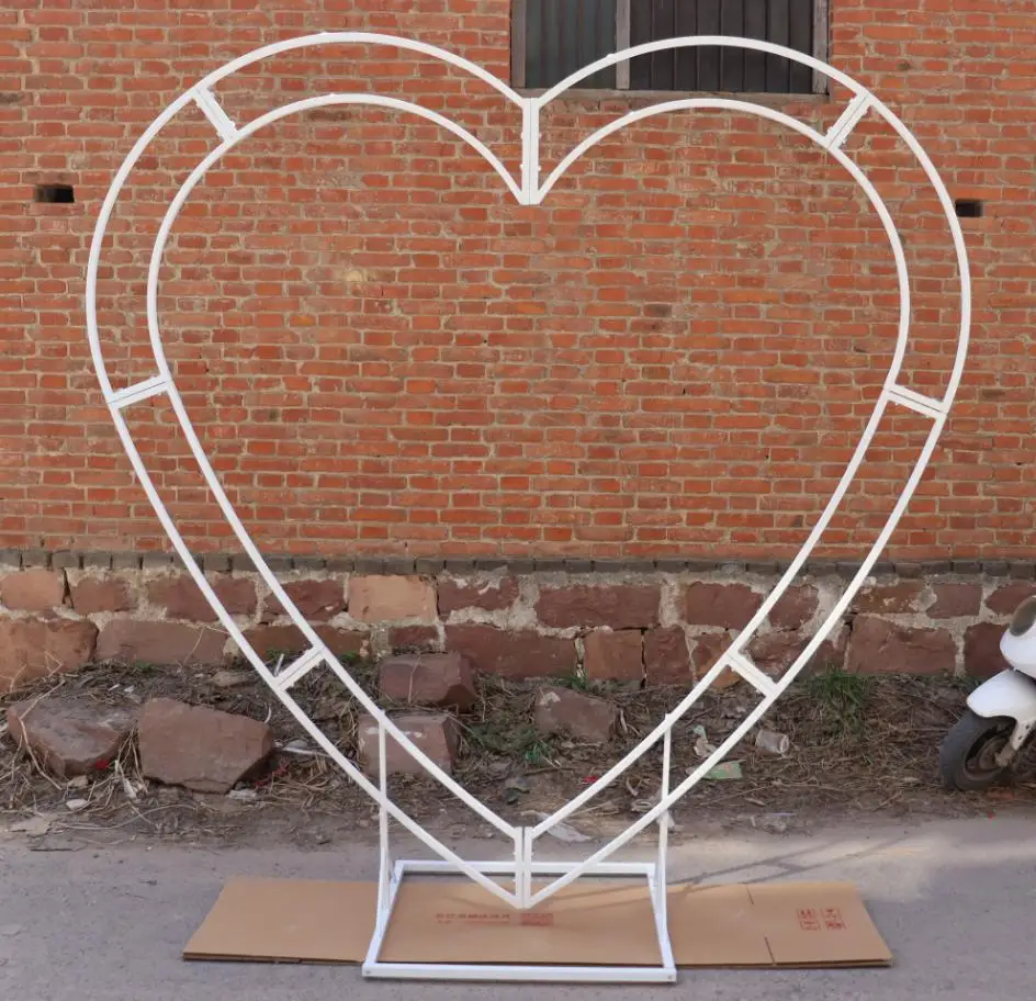 Metal Wedding Arches Heart Shaped Arch Frame Frame for Indoor/Outdoor ...
