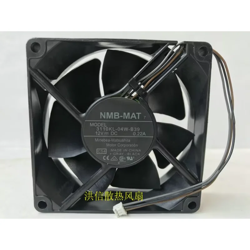 NMB-MAT 3110KL-04W-B39 C54 Server Cooling Fan DC 12V 0.22A 80x80x25mm 3 ...