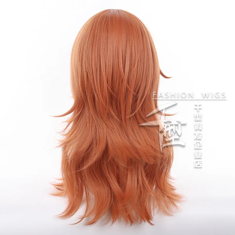 Long Orange Hair Cosplay