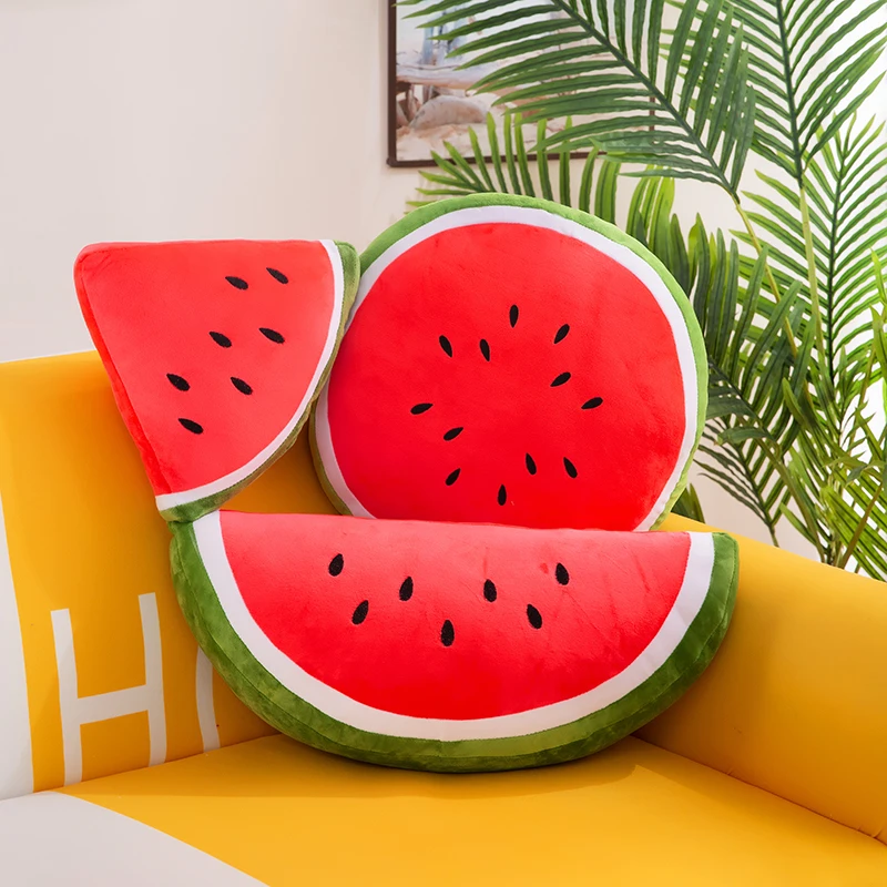 40cm Cute Soft Watermelon Plush Toys Office Nap Pillow Home Comfort ...