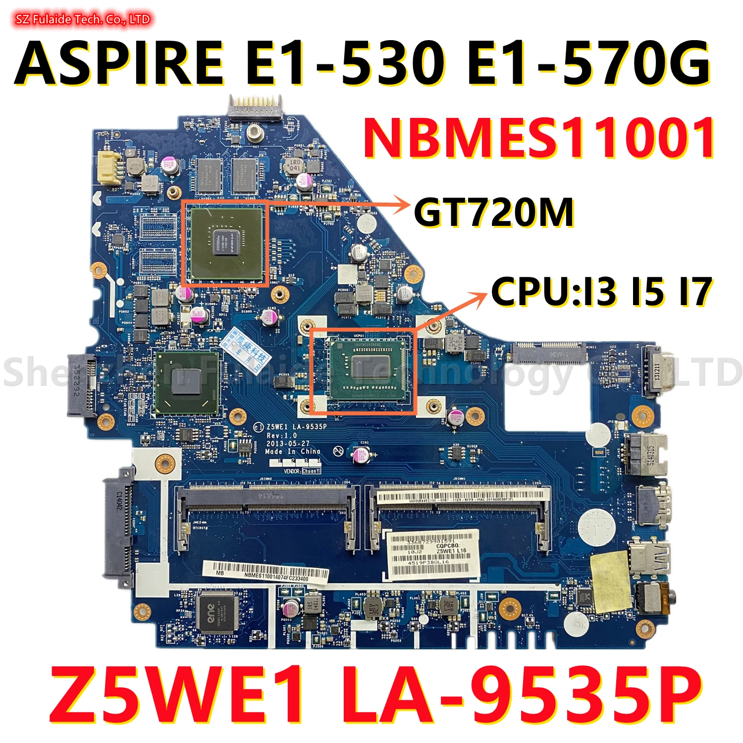 Z5WE1 LA 9535P Mainboard For ACER ASPIRE E1 530 E1 570G Laptop ...