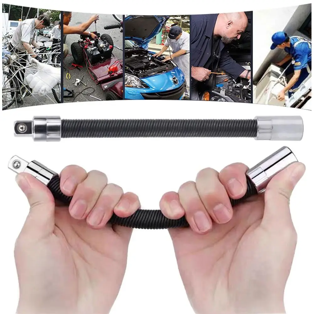 1/4 3/8 1/2 Drive Socket Extension Bar Adapter Connective Rod Flexible ...