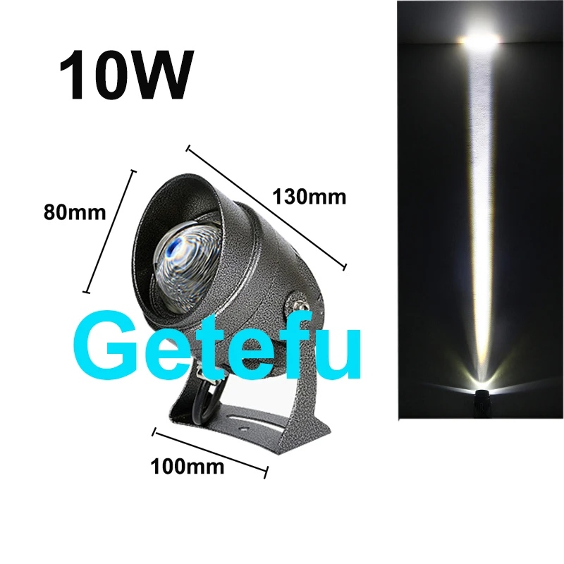 Foco LED para exteriores, 110 V, 220 V, 12 V, 10 W, 24 W, resistente al ...