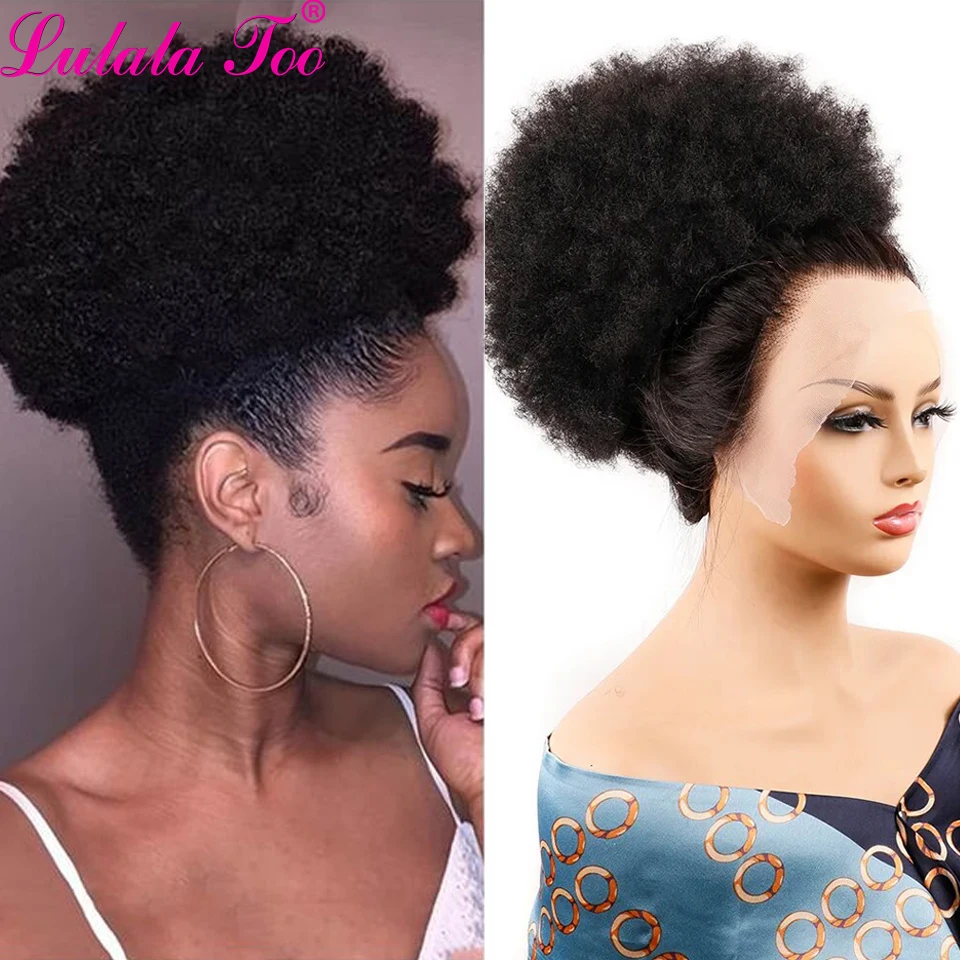 Mo-o-de-pelo-Afro-Puff-para-mujer-coleta-corta-con-cord-n-de-10 ...