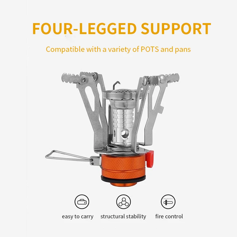Ultralight Gas Cooker Portable Gas Burner Outdoor Camping Aluminum ...
