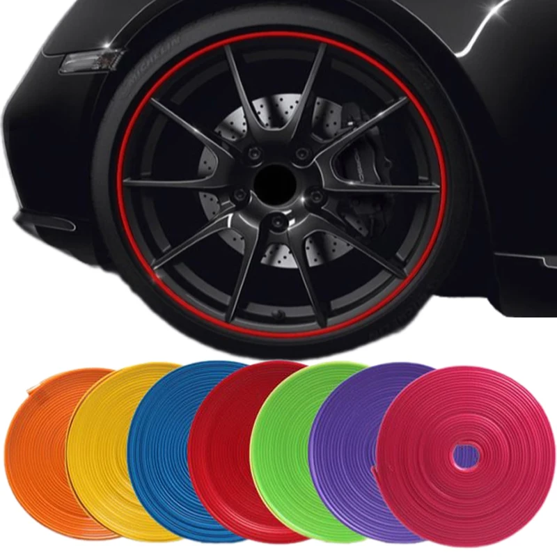 8M-Car-Rim-Decorative-Strip-Wheel-Edge-Protector-Tire-Protection-Ring ...