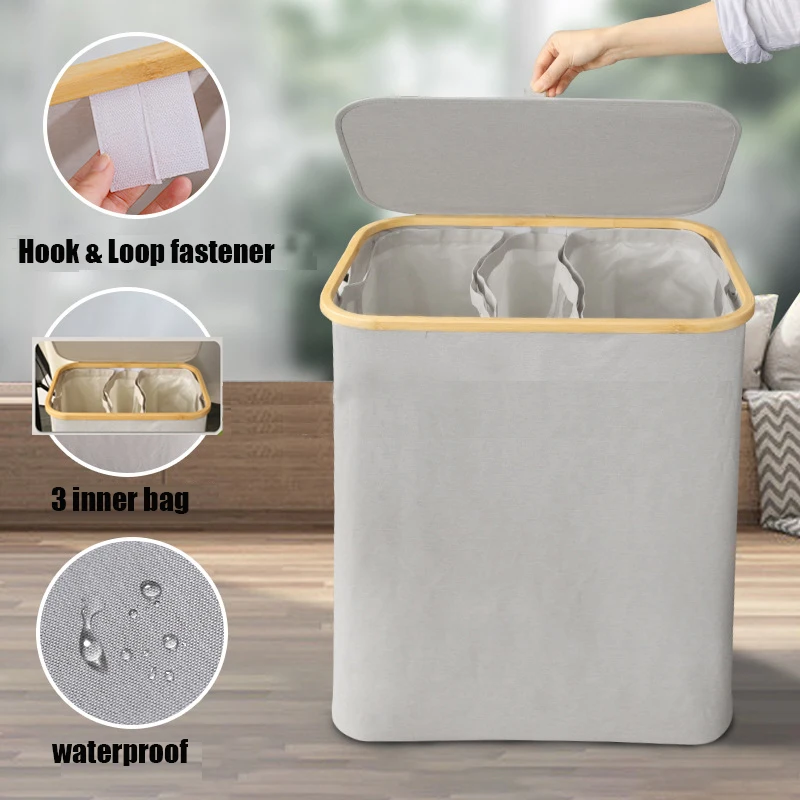 160L-Laundry-Basket-with-Lid-extra-large-Laundry-Basket-with-Side ...