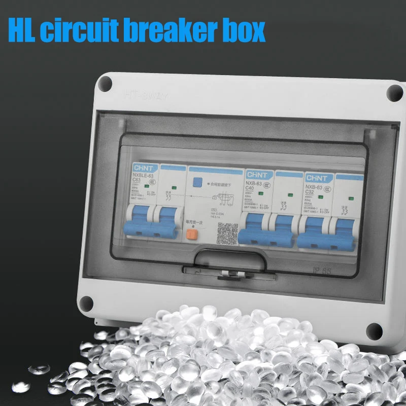 Transparent plastic outdoor electrical IP65 waterproof distribution box ...