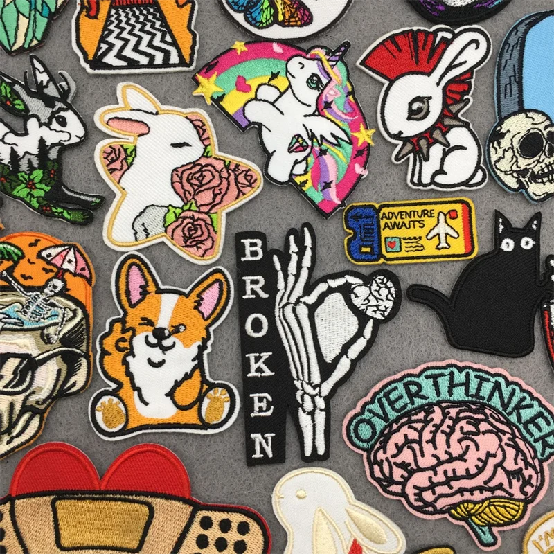 Iron-on-Transfers-for-Clothing-Sticker-Jacket-Sewing-Ironing ...