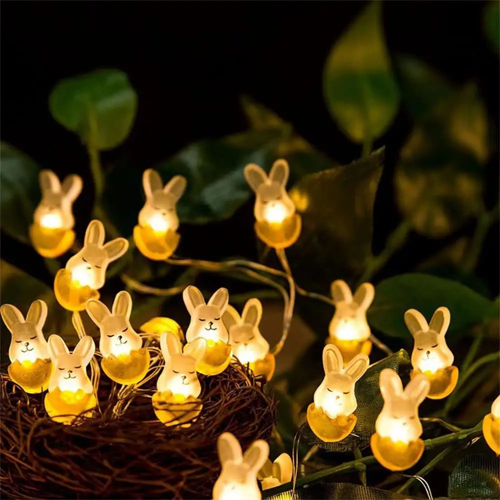 Easter-Rabbits-Carrots-Light-Decoration-Batteries-Copper-Wire ...