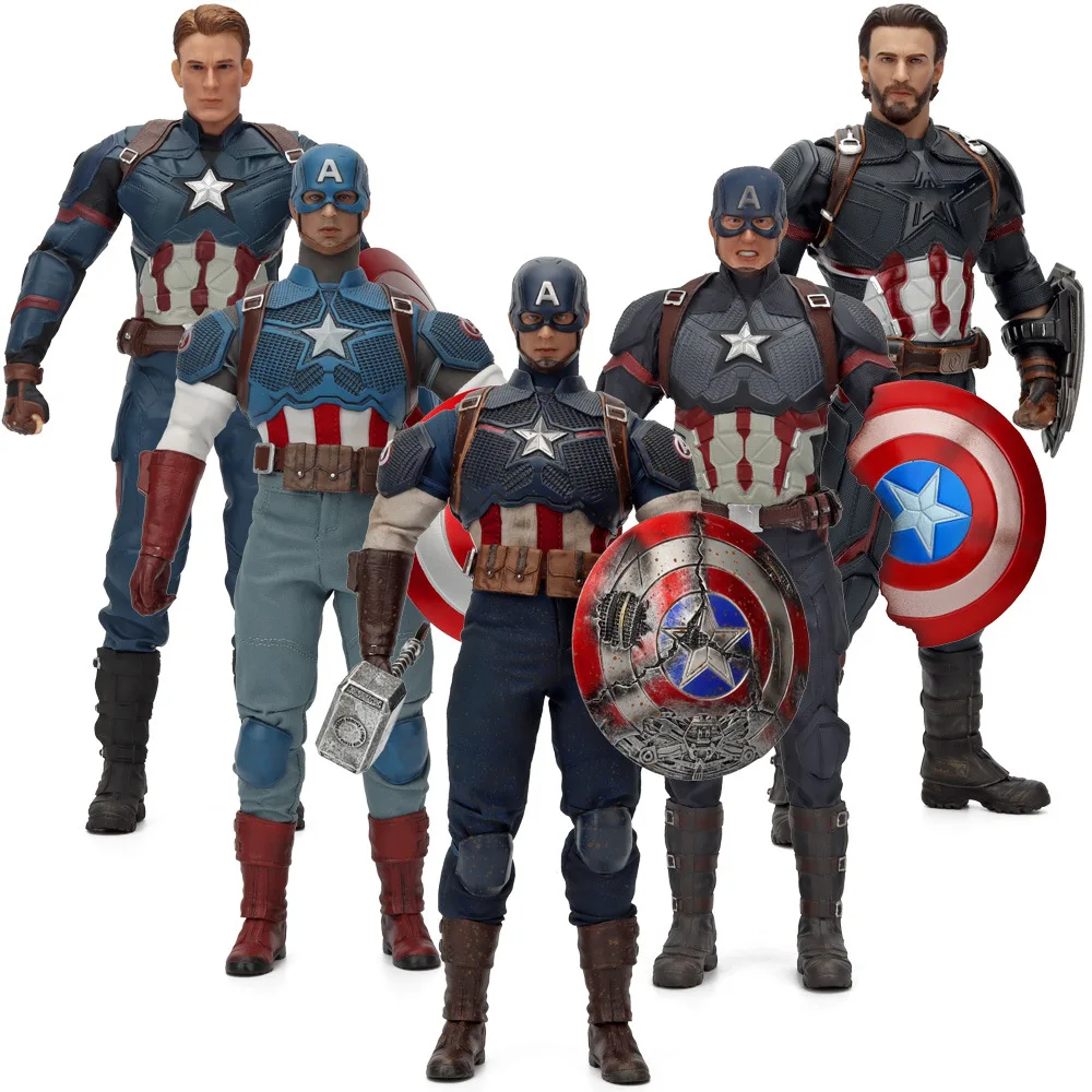 5-Styles-Captain-America-Action-Figures-1-6-Large-Personalized ...