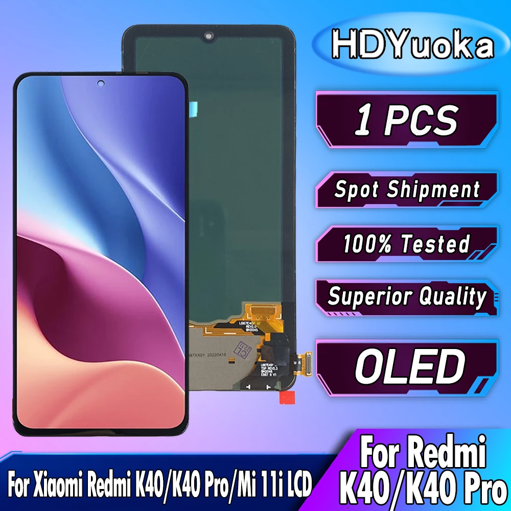 Numériseur D'écran Tactile D'affichage À Cristaux Liquides Oled, 6.67 ", Xiaomi Poco F3, Mi 11i ...