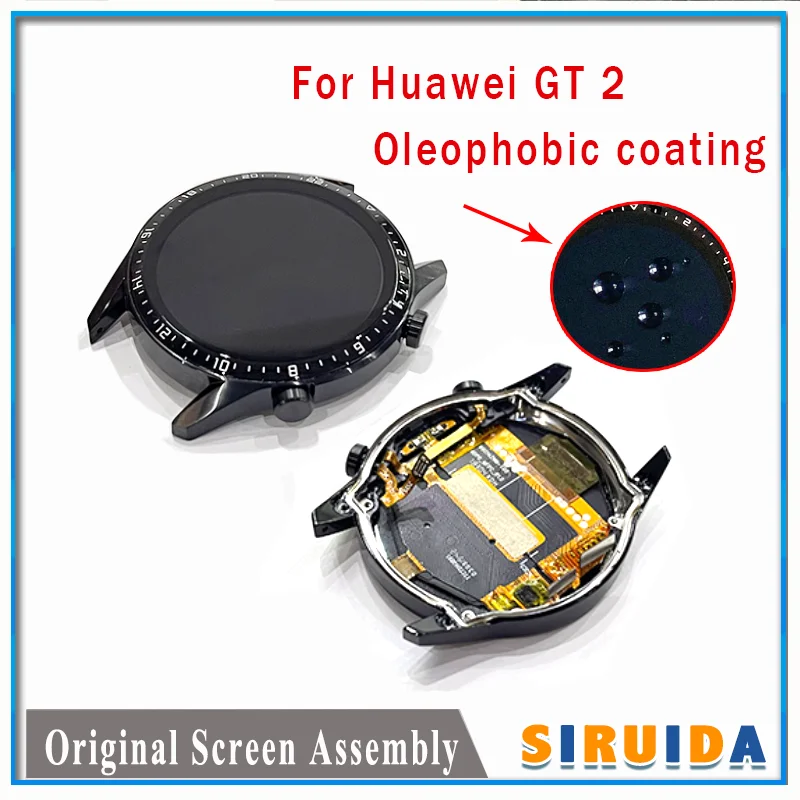 1Pcs New Original For Huawei Watch GT 2 GT2 LTN-B19 DAN-B19 LCD Display ...
