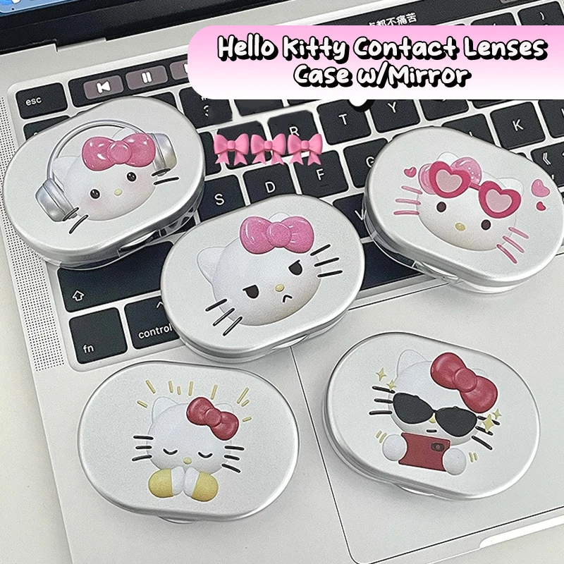 1Box-Hello-Kitty-Contact-Lenses-Case-Beauty-Pupil-Storage-Box-Portable ...