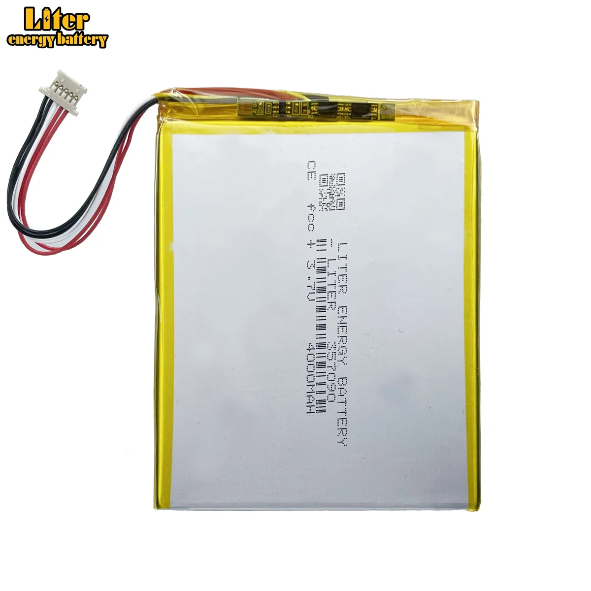 5-wire Connector 357090 3.7v 4000mah Rechargeable Lithium Polymer Lipo ...