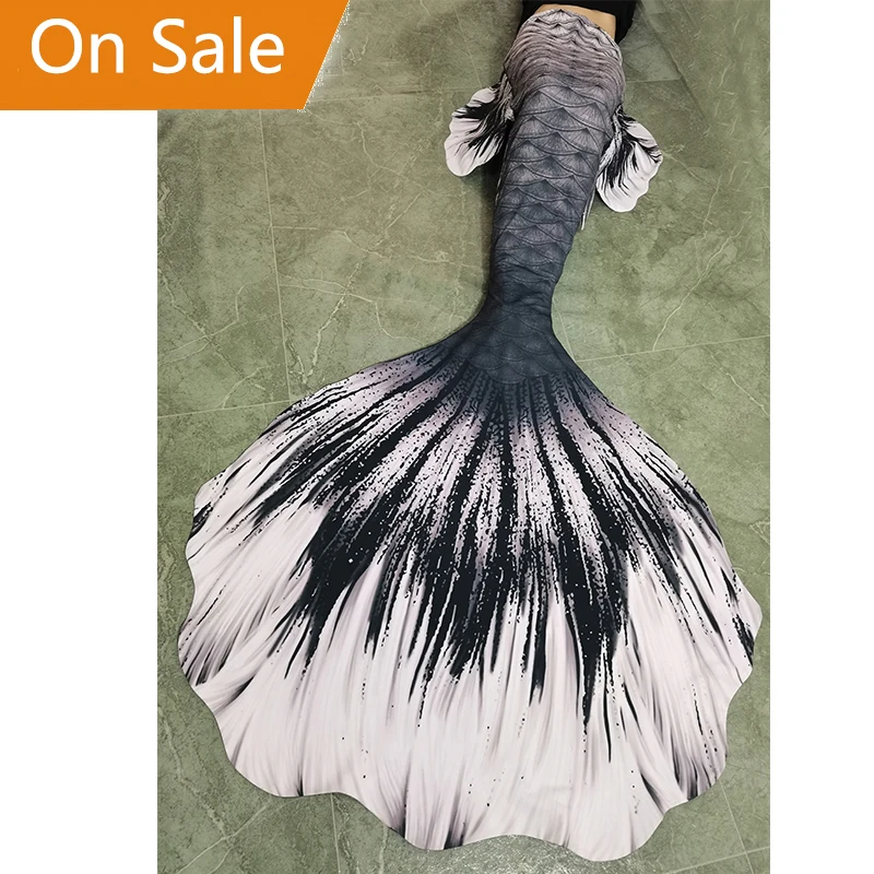 Professional-New-Design-Black-color-Fighting-Fish-BigFluke-Mermaid-Skin ...