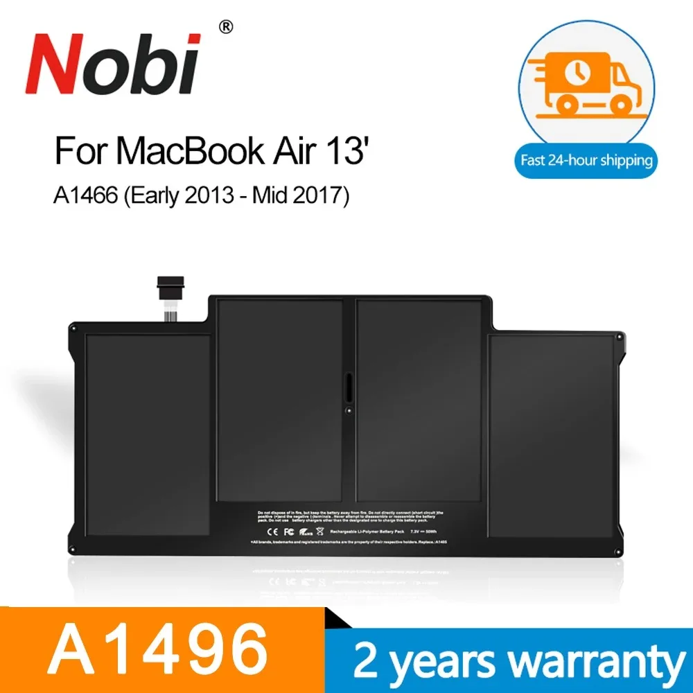 NOBI-Laptop-Battery-A1496-For-Apple-MacBook-Air-13-A1466-2012-2013-2014 ...