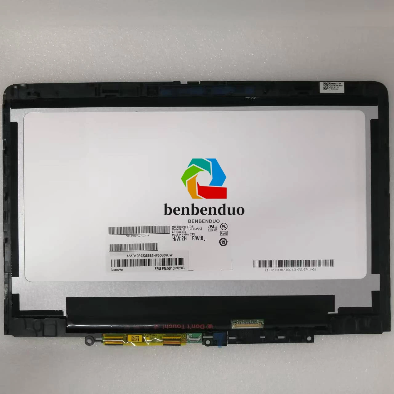 11.6" HD For Lenovo 300W Yoga Gen 4 Type 82VM LCD Touch Screen Assembly ...