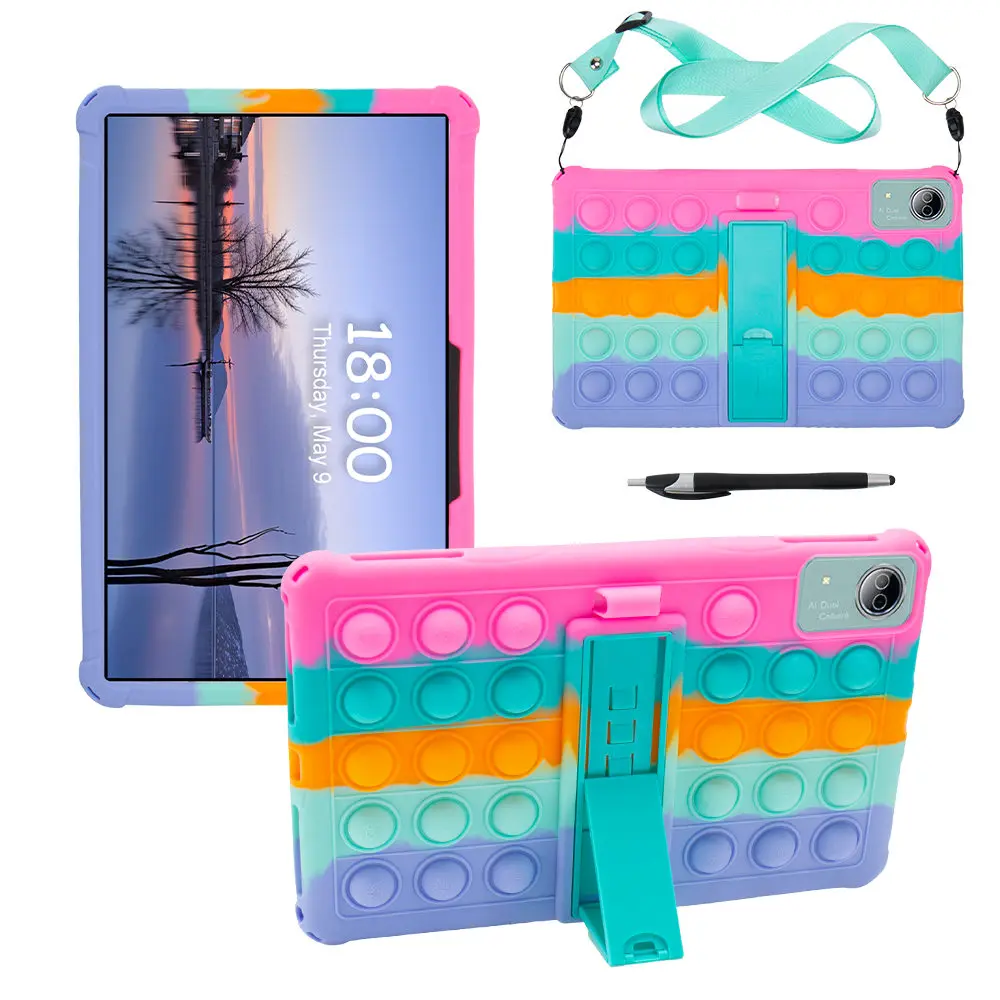 Bubble Soft Stand Case For Doogee T20 Ultra / T40 Pro 12inch Funda Kids ...
