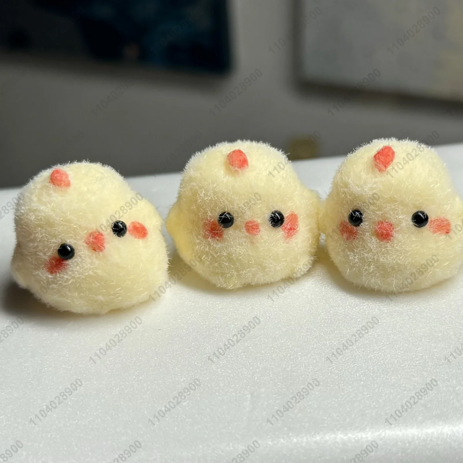 Tiny Yellow Chicken Taba Squishy Cute Little Fuzzy Chick Hen Squeeze ...