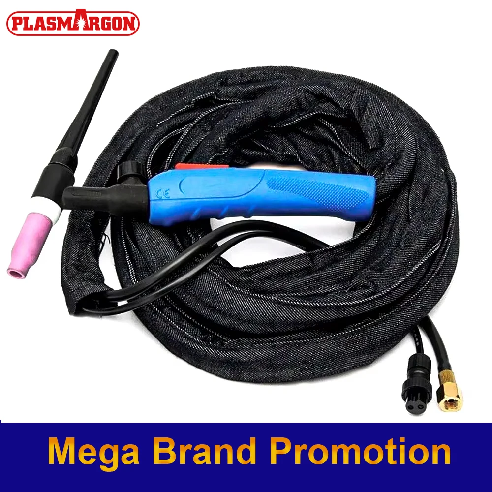 WP-17FV High Quality Air-Cooled TIG Welding Torch Flexible Head Gas ...