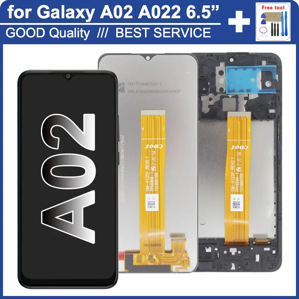6-5-LCD-for-Samsung-A02-A022-LCD-Display-Touch-Screen-Digitizer-Panel ...