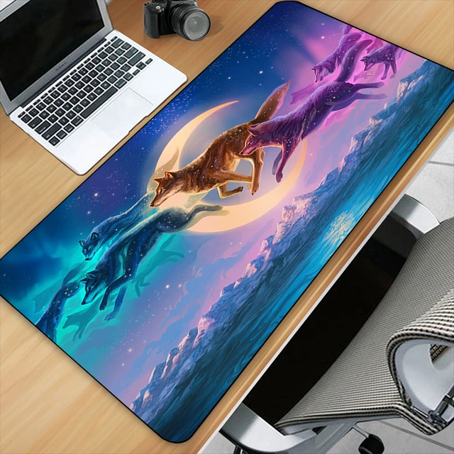 Furry Wolf Desk Mat: Mouse Pad Cute Fox Anime Mousepad Xl, 48% OFF