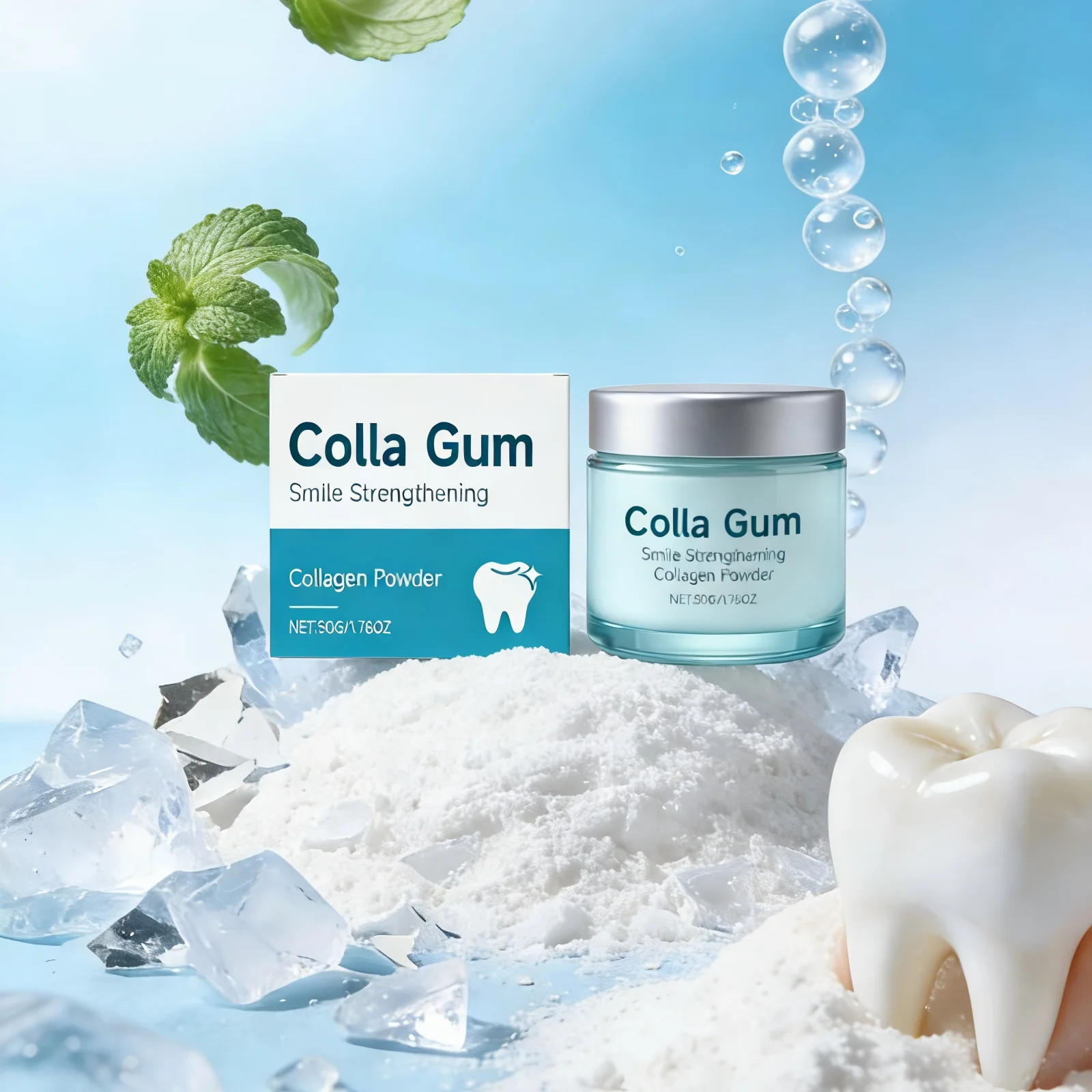 Tooth Powder for Brushing Teeth Whitening Products Plaque Remover Gum ...