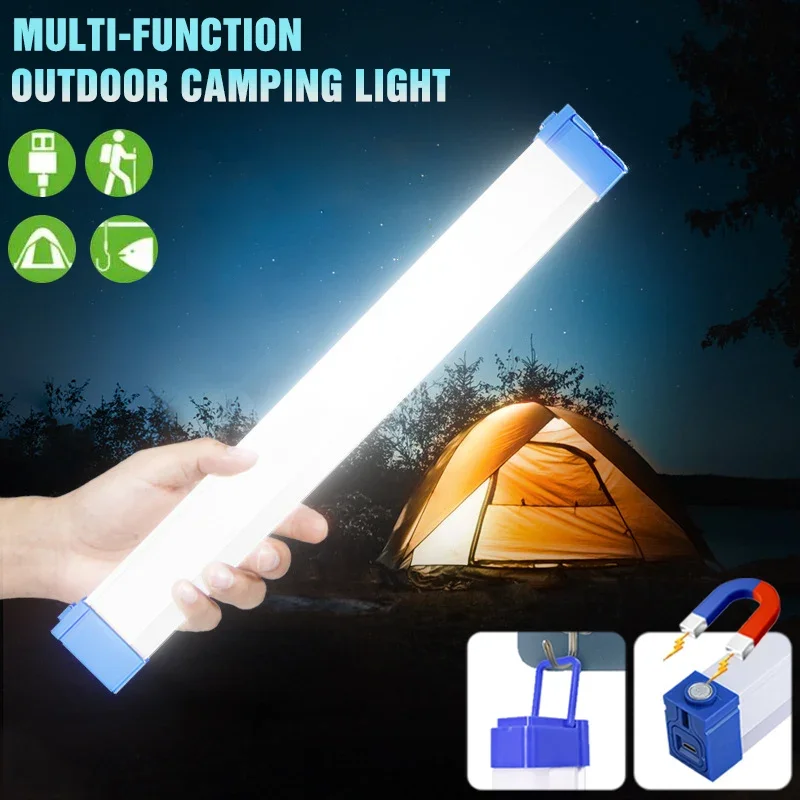 USB Emergency Light LED Tube Night Light Magnetic Rechargeable Light ...