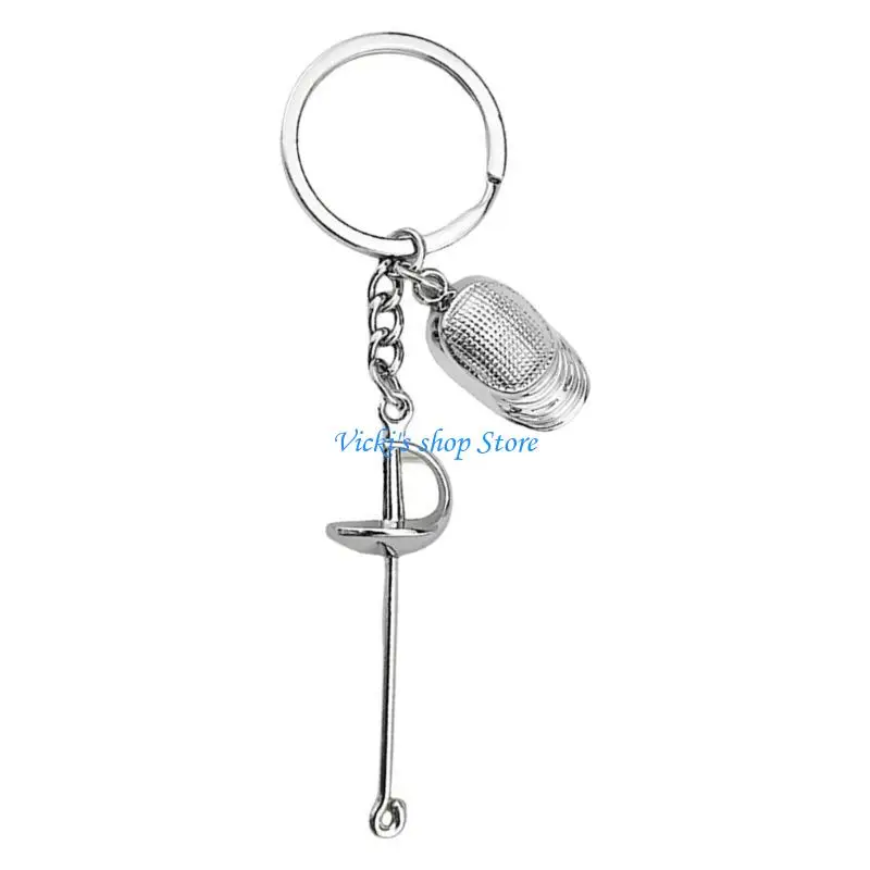 C1FC Collectible Sports Themed Key Ring Metal Keyring Pendant for ...