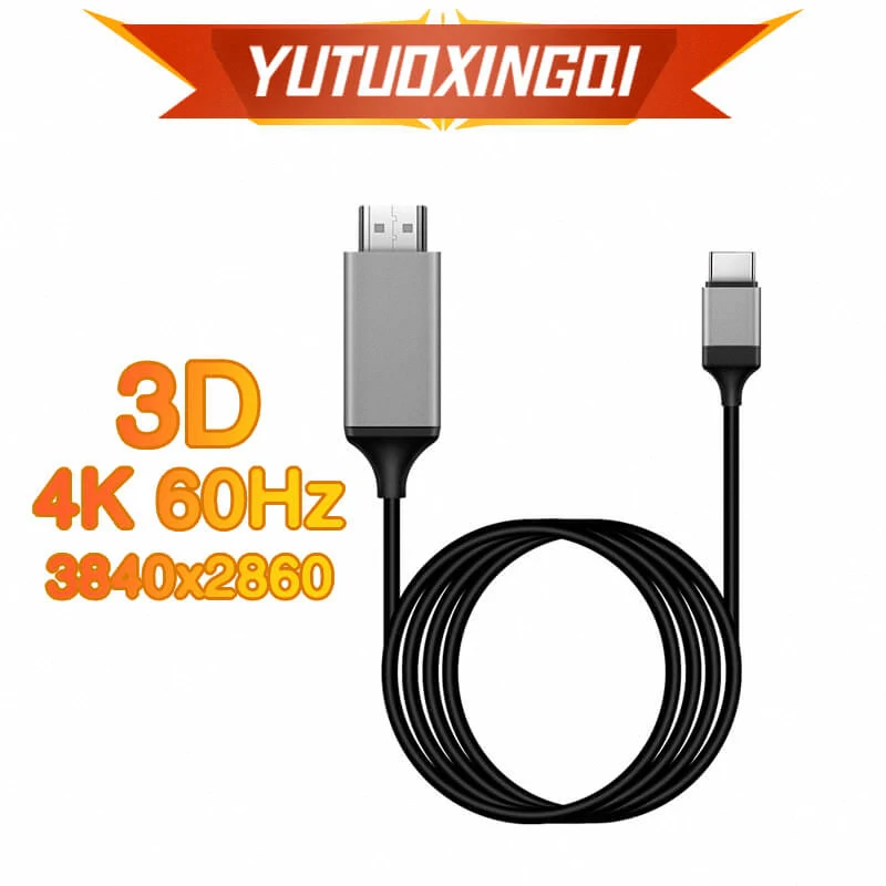 4K-Type-C-to-HDTV-60HZ-HD-Adapter-USB-C-Cable-Projection-Same-Screen ...