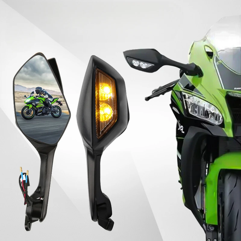2PC-For-SH-707-New-Sports-Car-Mirror-Kawasaki-Zx-10R-2011-2015-Moto ...