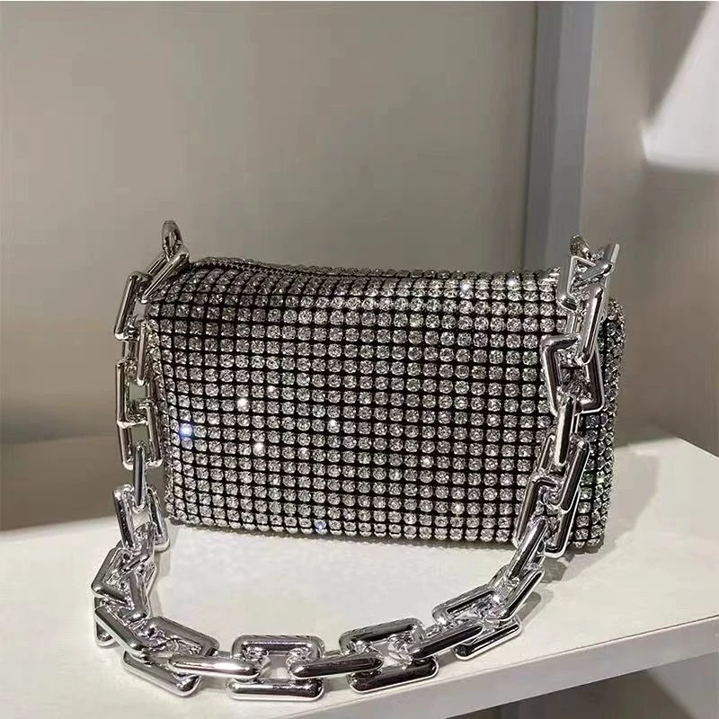 New Rhinestone Bags For Women Clutch 2022 Diamonds Shoulder Bag Purse ...
