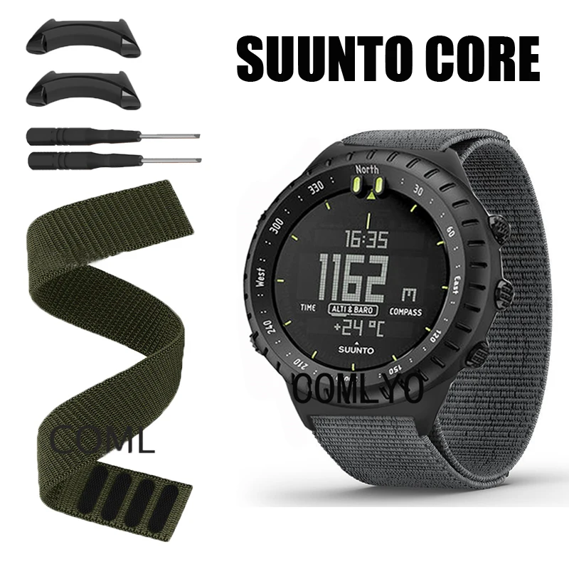 Watchband-for-Suunto-Core-Watch-Band-Strap-Hook-Look-Nylon-Sports-soft ...
