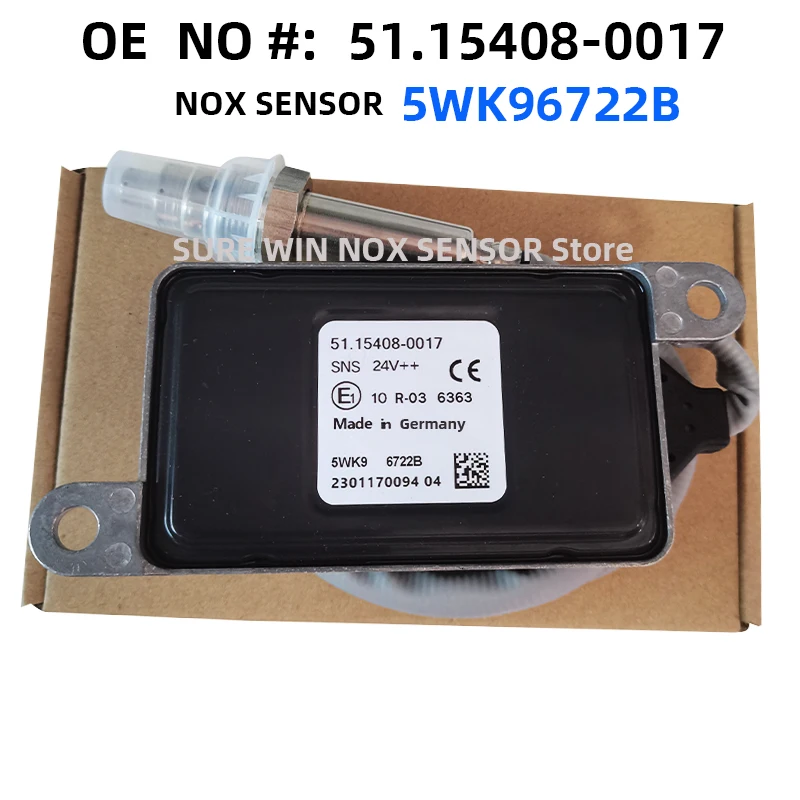 5WK96722B Original Brand New NOX Sensor Nitrogen Oxygen Sensor 51.15408 ...