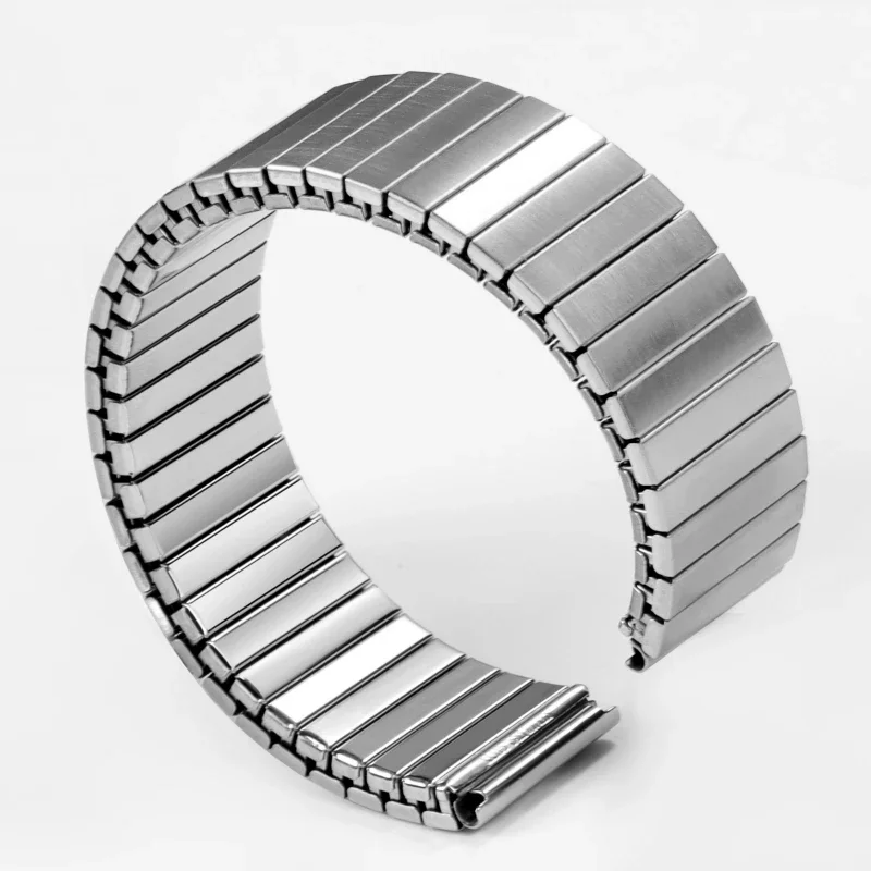 Metal-Elastic-Watch-Strap-16mm-18mm-Stretch-Expansion-Stainless-Steel ...