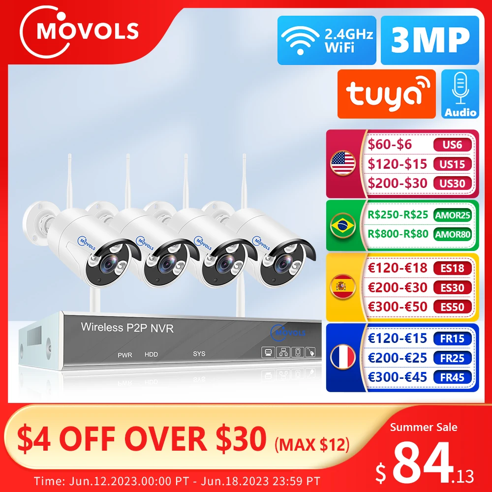 Wireless Nvr Kit Wifi Security System | Video Surveillance Wifi Nvr Kit ...