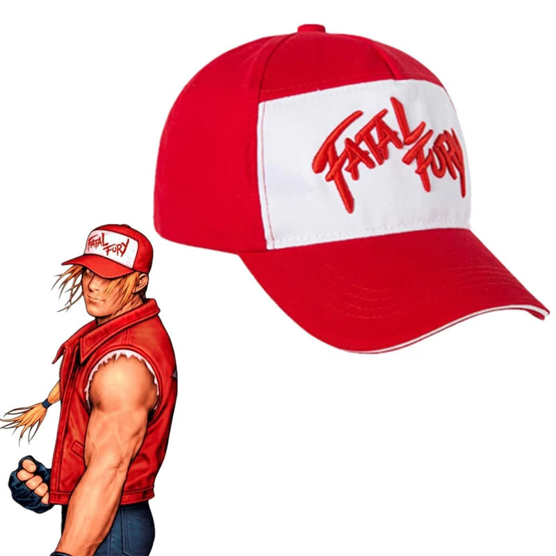 Unisex-King-of-Fighters-Baseball-Cap-F-ria-Fatal-Terry-Cosplay-bordado ...
