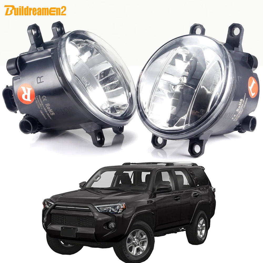 2-X-30W-3000LM-Car-Left-Right-Fog-Light-Assembly-For-Toyota-4Runner-4 ...