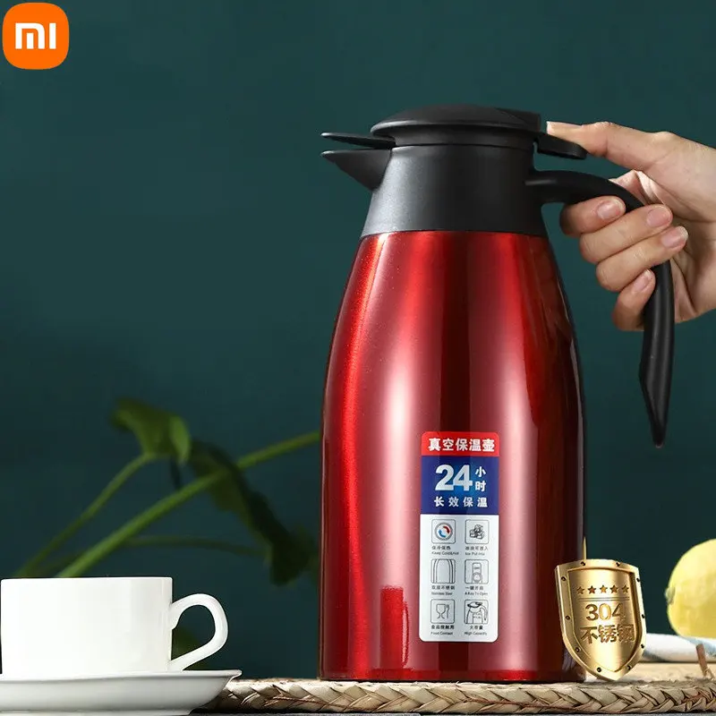 Xiaomi-2L-Coffee-Thermos-Bottle-Kicthen-304-Stainless-Steel-Thermal-Coffee-Bottle-Household ...