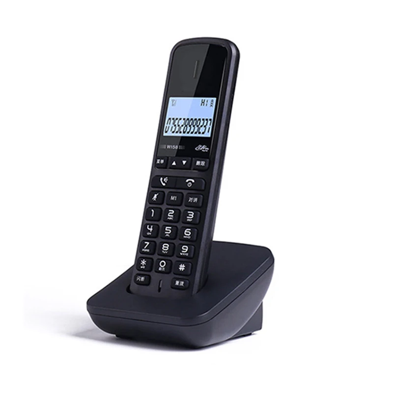 1-Handset Cordless Phone for Home with LCD Backlight, Volume Adjustable ...