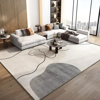 Nordic Geometric Carpet for Living Room Sofa Coffee Table Large Area ...