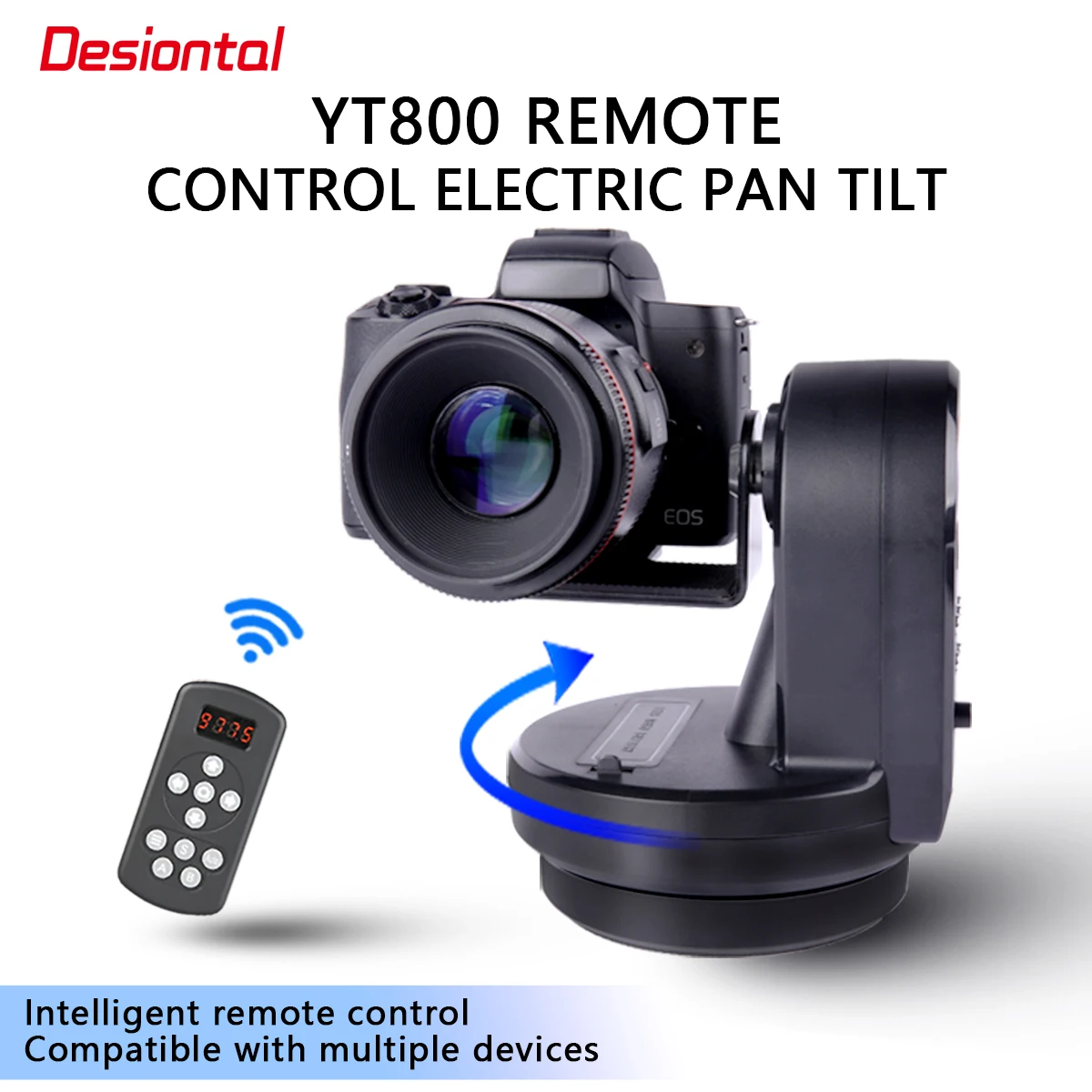 Desiontal-YT-800-Camera-Electric-Pan-Tilt-Horizontal-360-Video-Shooting ...