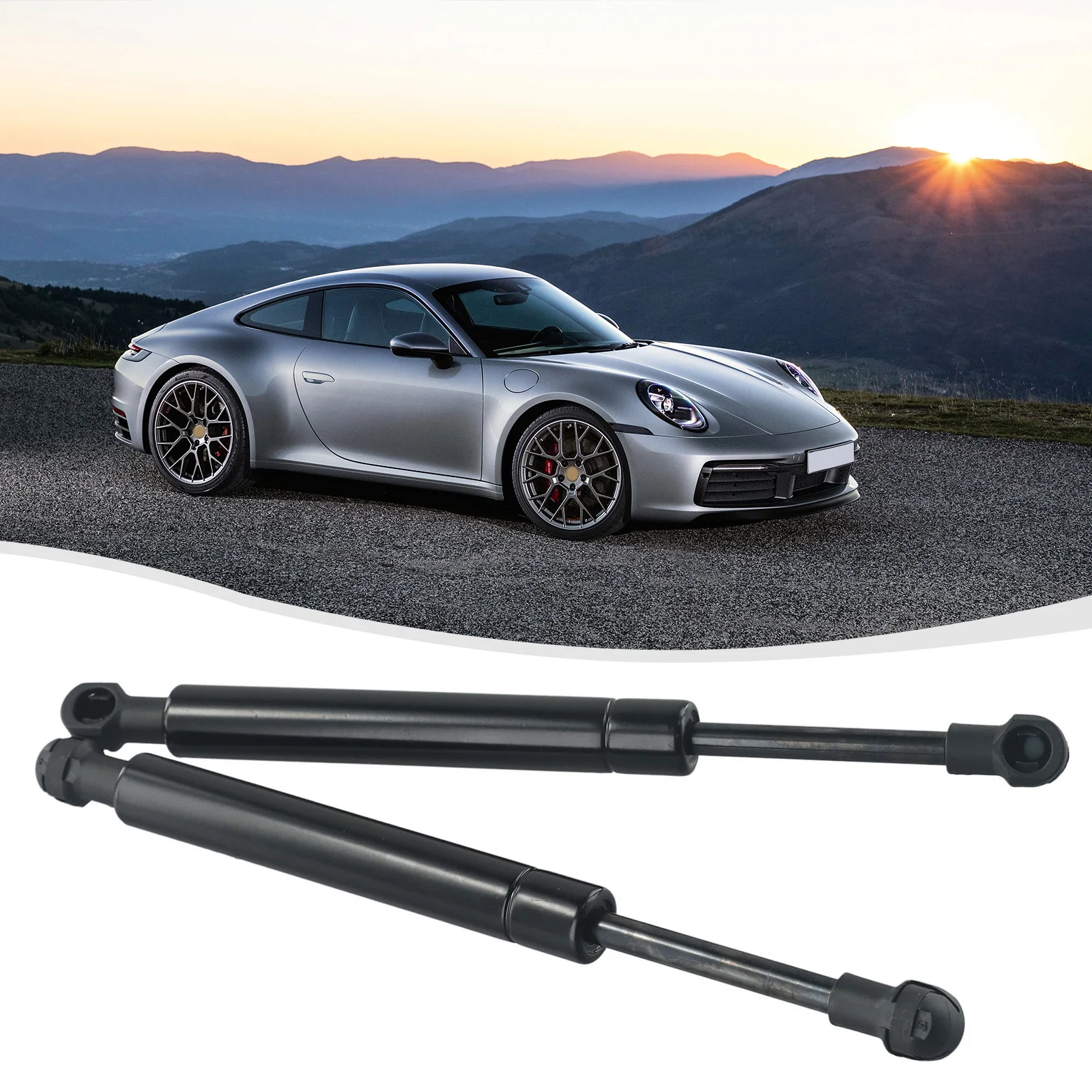 2Pcs-Car-Support-Rod-For-Porsche-911-Boxster-Front-Hood-Lift-Struts ...