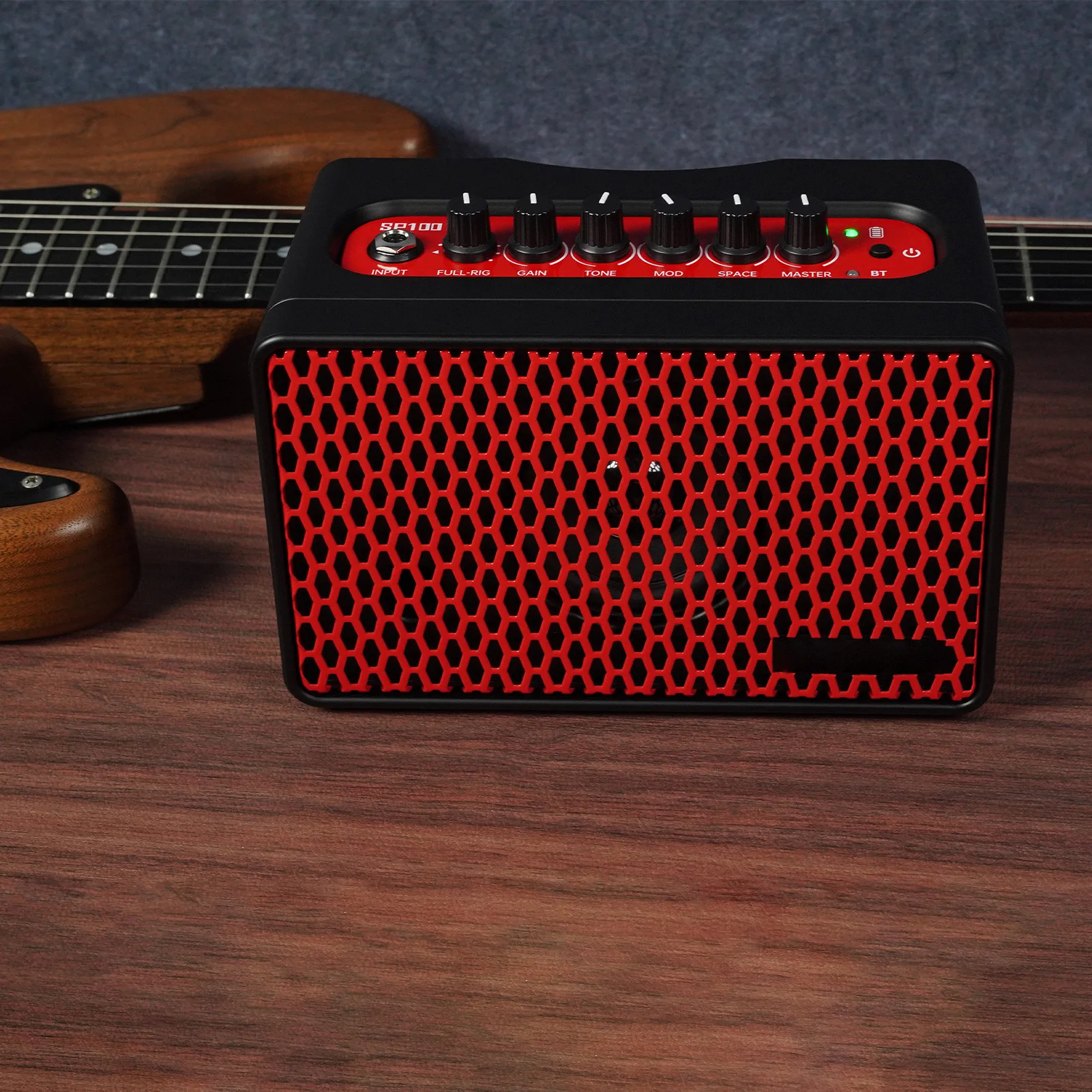 10W Electric Guitar Amp Portable Guitar Practice Speaker 9 Tones ...
