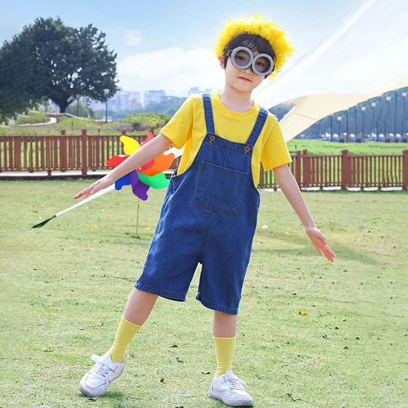 Film Cartoon Minion Mann Cosplay Lustiges Kostüm Niedlicher Overall ...